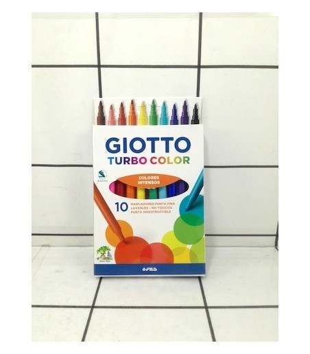 MARCADOR GIOTTO TURBO COLOR x10