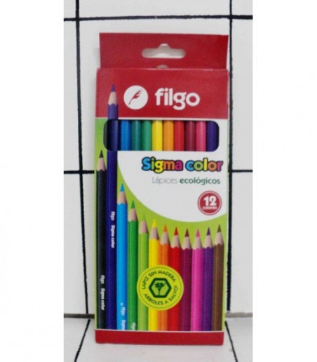 LAPIZ COL FILGO LARGOS X12uni PN 201