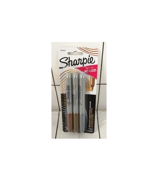 MARCADOR TRABI MARKALL DORADO PLATEADO BLANCO COLOR