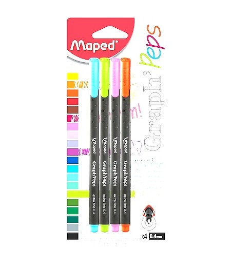 MICROFIBRA FINA MAPED GRAPH PEPS FANCY X4 *F*