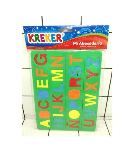 MI ABECEDARIO GOMA EVA KREKER